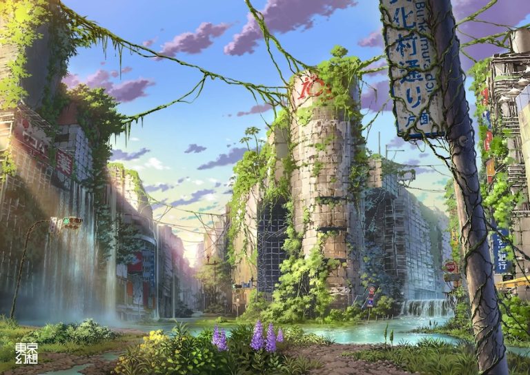 Post-Apocalyptic Illustrations of Tokyo in Ruins | Spoon & Tamago