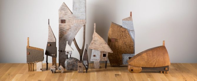 A Glimpse Inside the Whimsical Wooden Miniature Homes of Yukihiro Akama ...