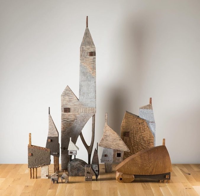 A Glimpse Inside the Whimsical Wooden Miniature Homes of Yukihiro Akama ...