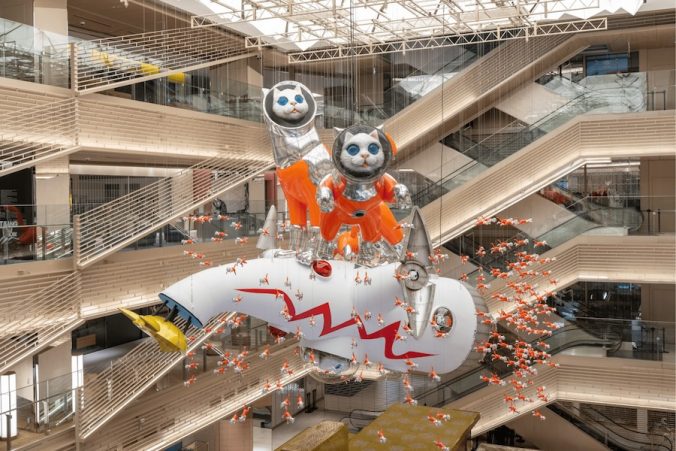Kenji Yanobe’s BIG CAT BANG is Now on Display at Ginza Six | Spoon & Tamago