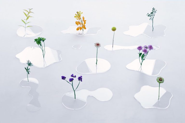 ‘Puddle’ Are a Series of Flower Vessels Inspired by Puddles of Water ...