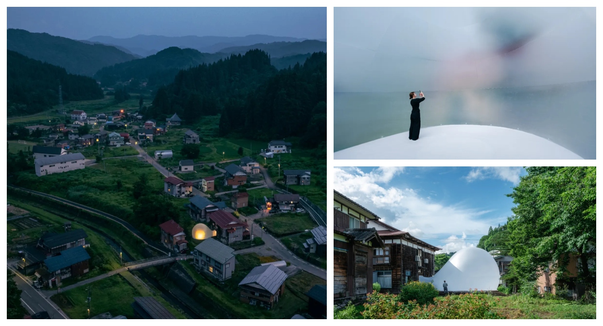 An Ethereal Bubble Emerges from a Japanese Townhouse in New Art ...