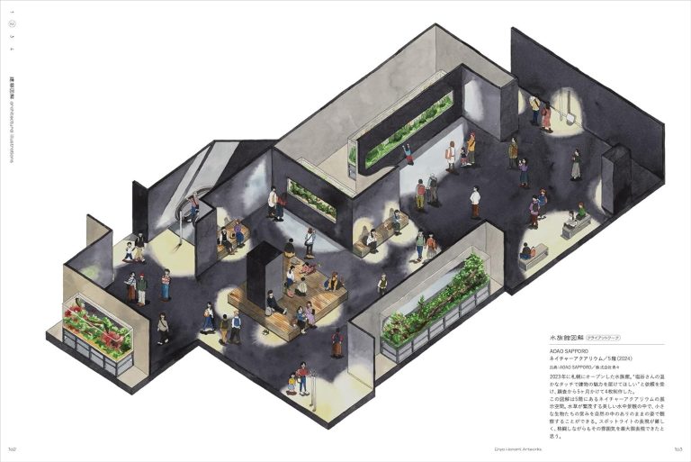 Isometric Drawings of Sento, Kissaten and other Japanese Establishments by Honami Enya | Spoon ...
