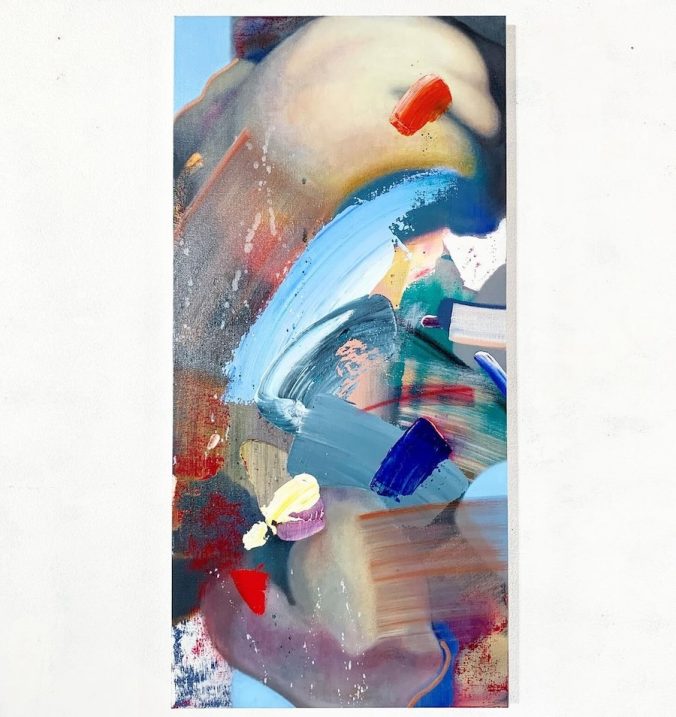 Abstract Paintings by Yuna Ogina Depict Intimate Human Connections ...