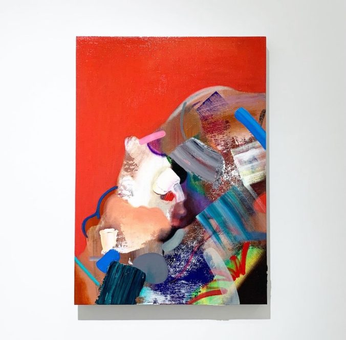 Abstract Paintings by Yuna Ogina Depict Intimate Human Connections ...