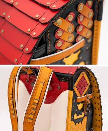 Samurai Armor-Inspired Randoseru Made from Scrap Leather | Spoon & Tamago